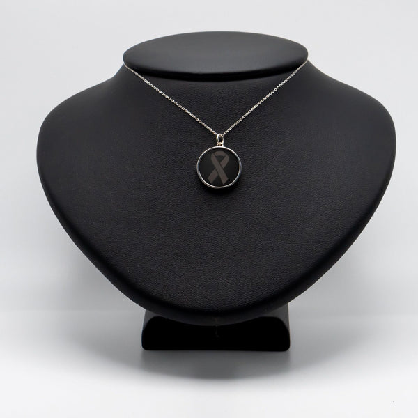 Custom Cancer Awareness Pendant – 14K Gold Plated or Sterling Silver B ...